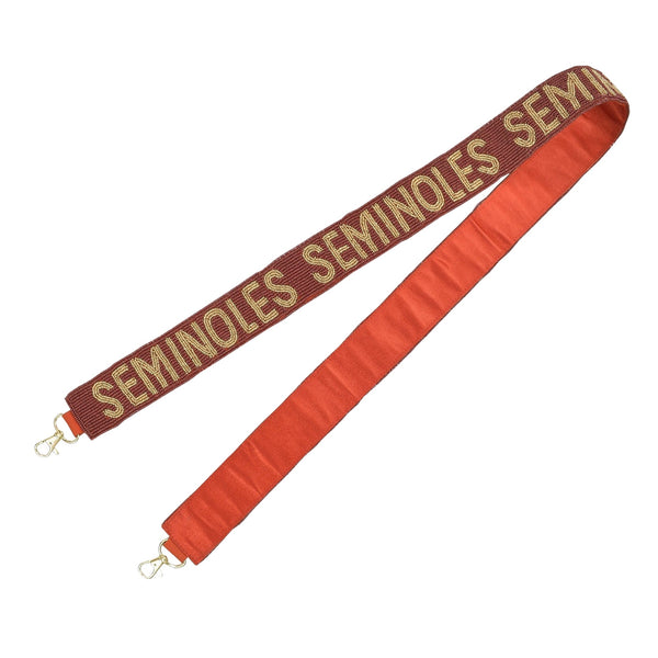 Florida State University - Beaded Purse Strap – Clear Stadium Bags by ...
